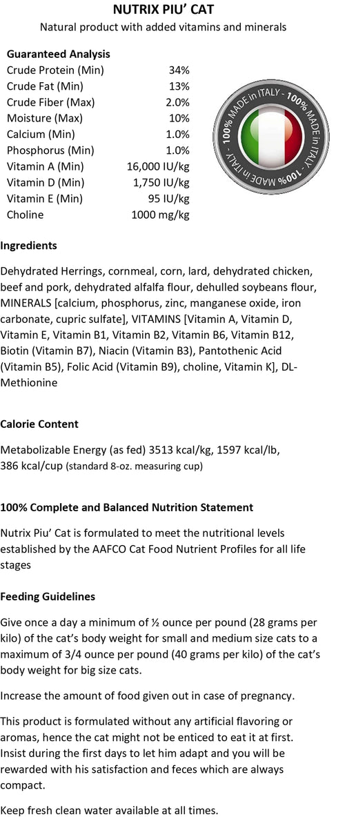 Nutrix Piu' Cat